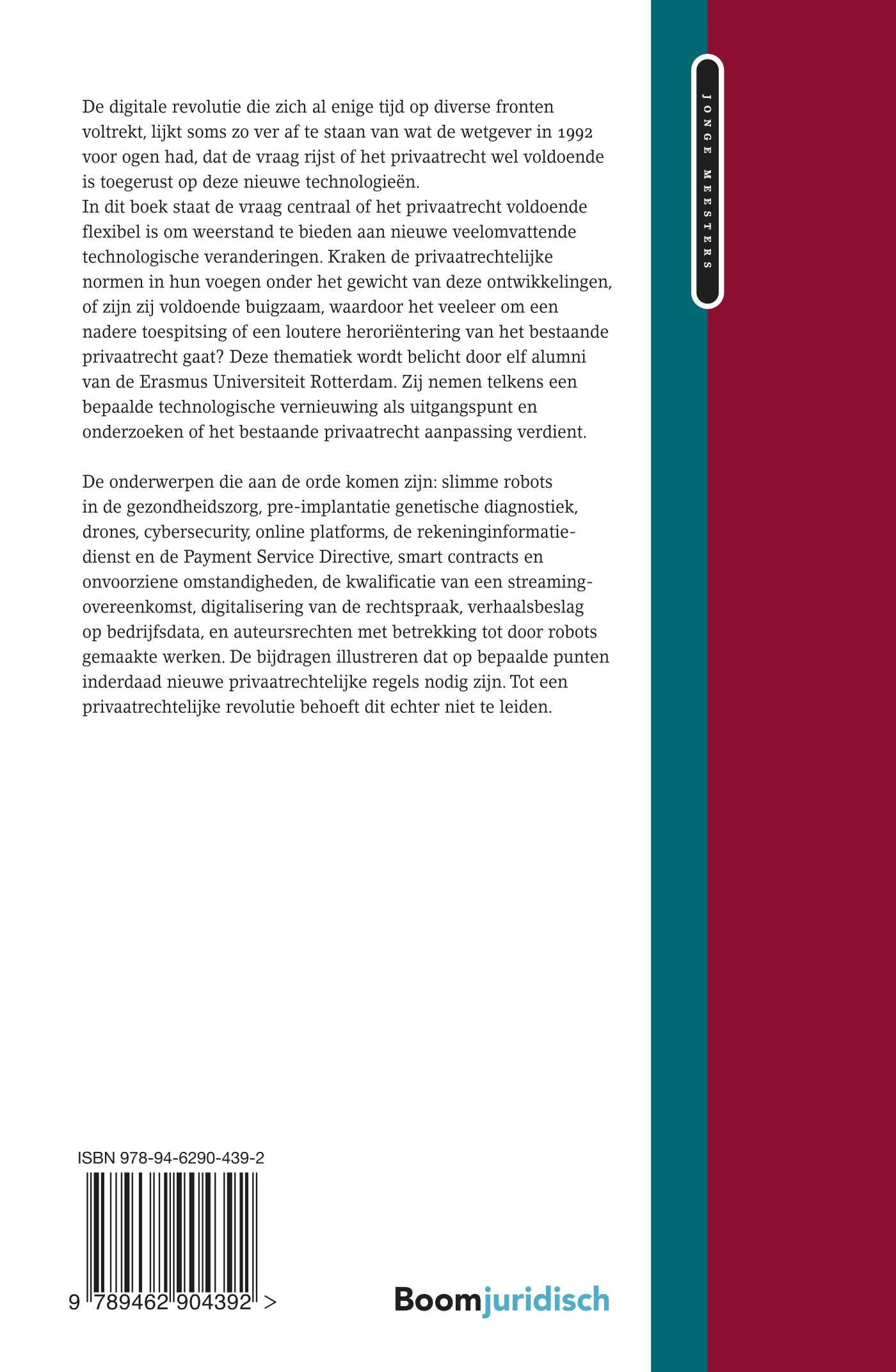 Nieuwe technologieën, nieuw privaatrecht? | Schelhaas, Schreuder ...