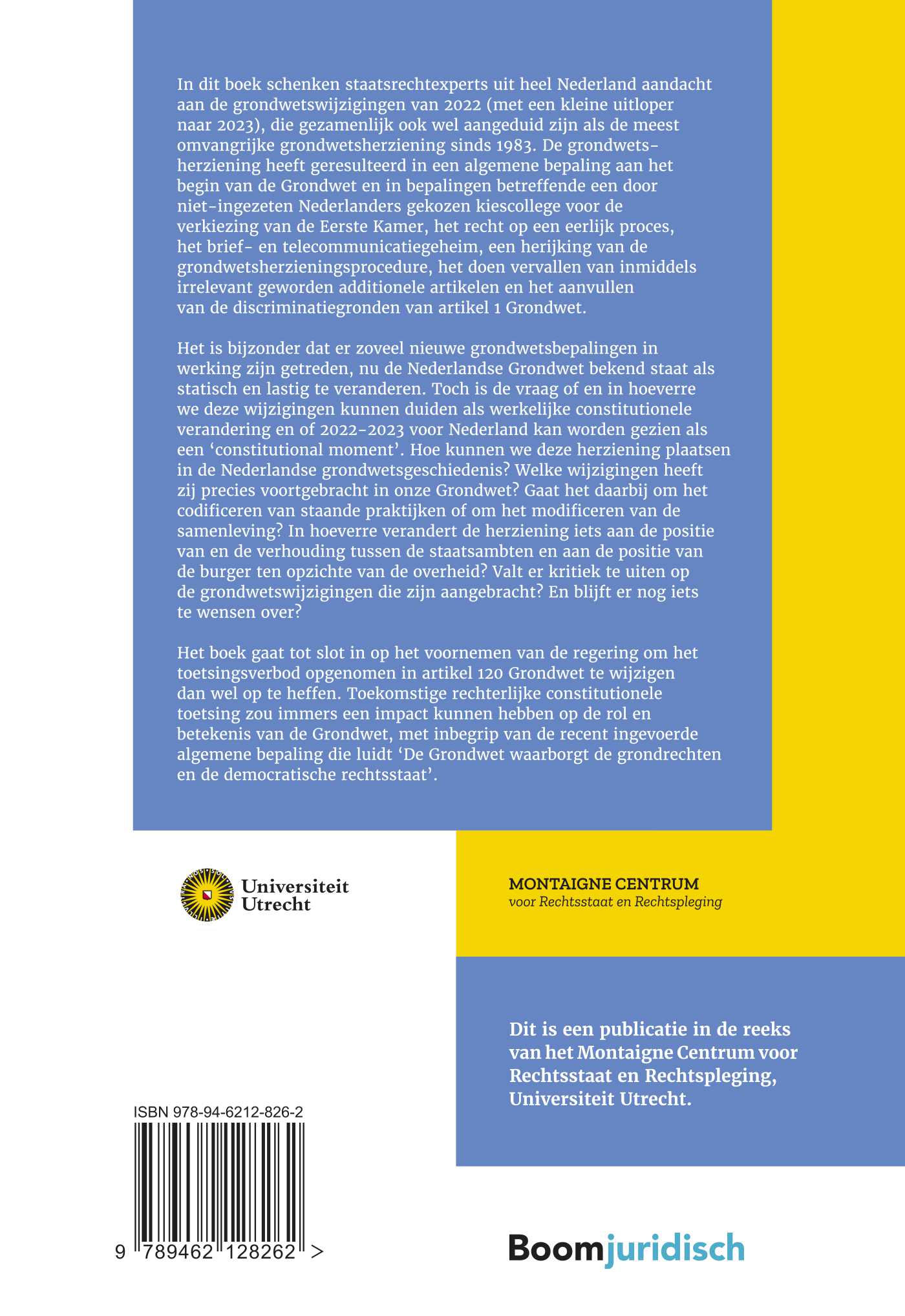 Constitutionele verandering in Nederland? | Gerards, Goossens, Van Vugt ...