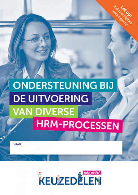 Keuzedeel Ondersteuning bij de uitvoering van diverse hrm-processen | combipakket ...